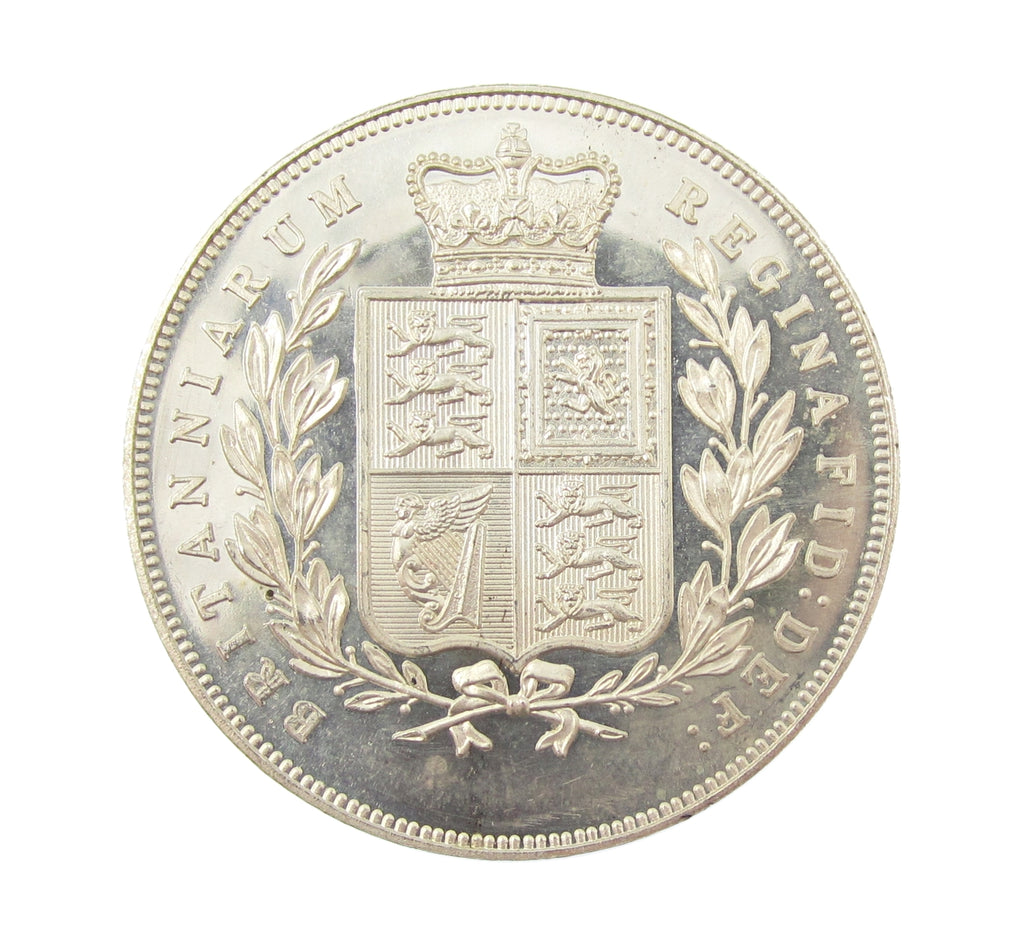 Victoria 1879 Silver Fantasy Pattern Crown - UNC – Coopers Coins