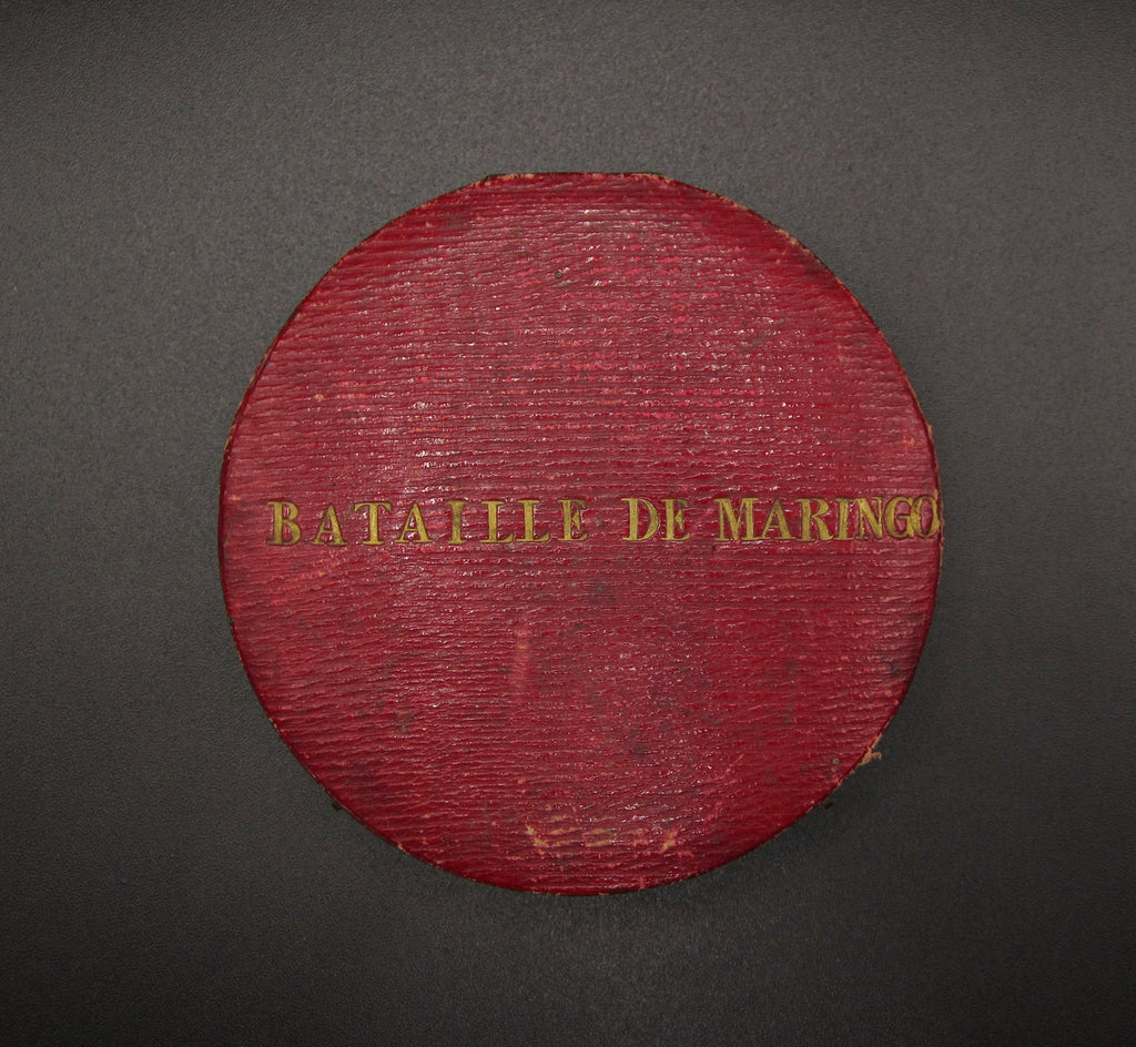 France 1802 Napoleon Battle Of Marengo Uniface Cliche Cased Medal - By ...