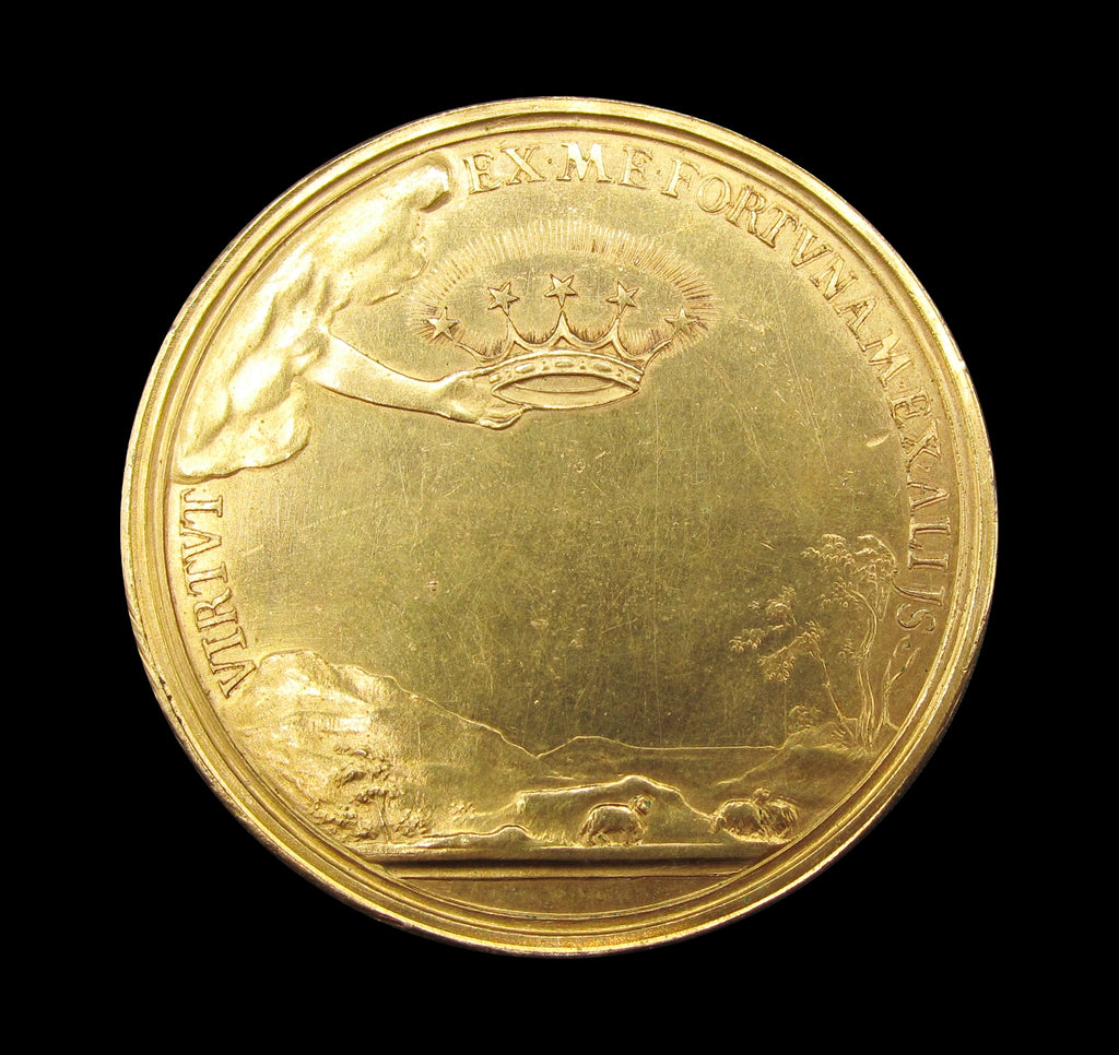 1649 Charles I Death & Memorial 50mm Gilt Bronze Medal - By Roettier ...