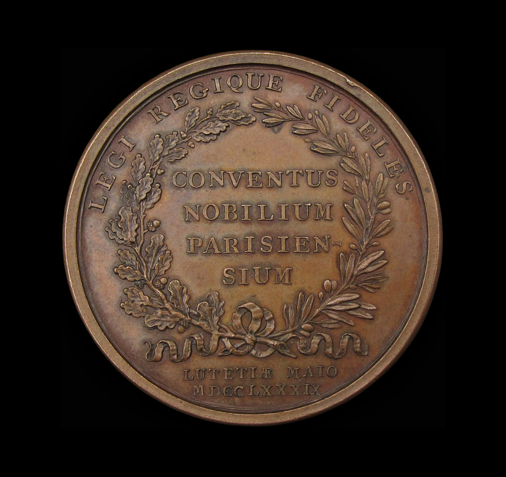 France 1789 Louis XVI Estates General 42mm Medal - By Duvivier ...
