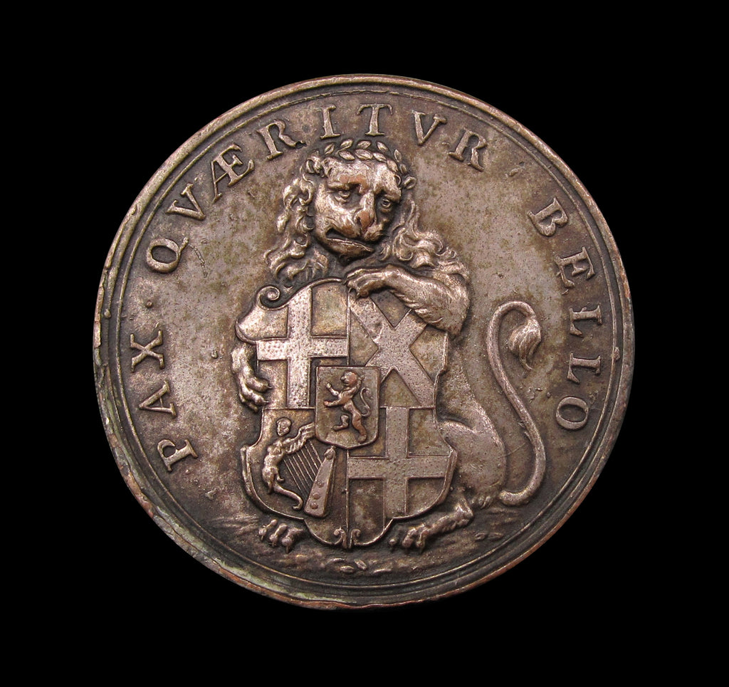 1653 Oliver Cromwell Lord Protector 34mm Medal - After T. Simon ...