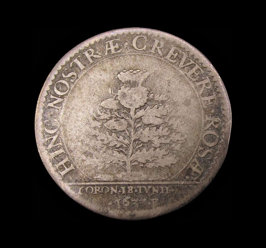 1633 Scottish Coronation of Charles I Silver Medal - By Briot – Coopers ...