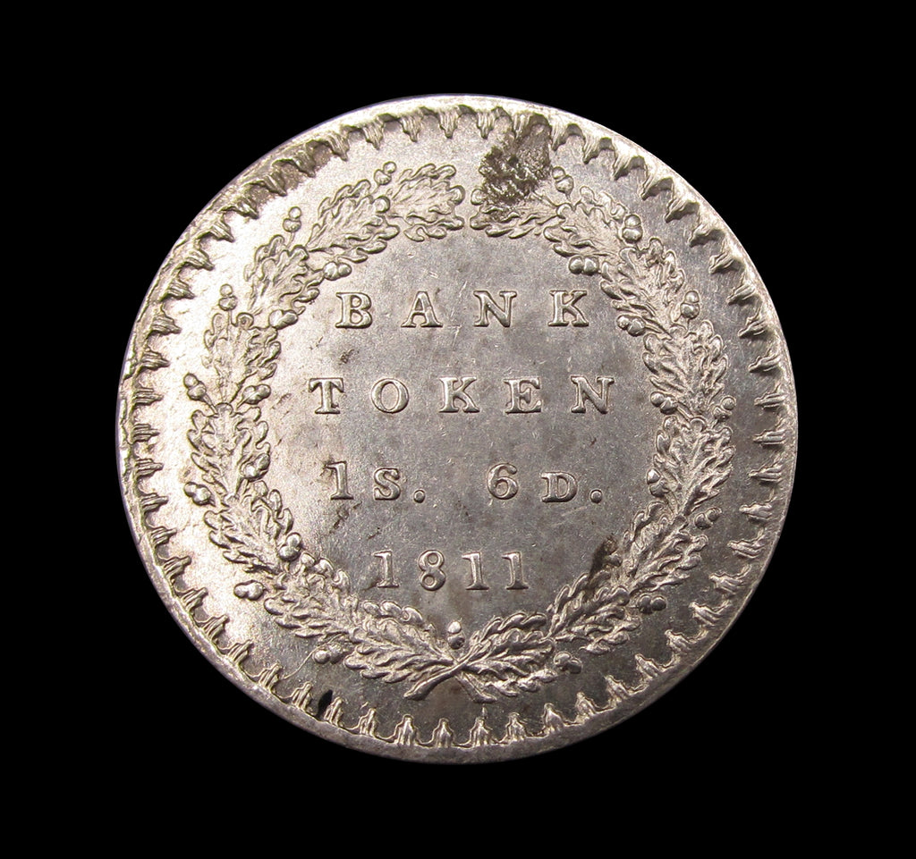 George III 1811 Eighteenpence Bank Token - GEF – Coopers Coins
