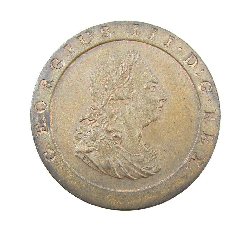 George III 1797 Cartwheel Penny - GEF – Coopers Coins