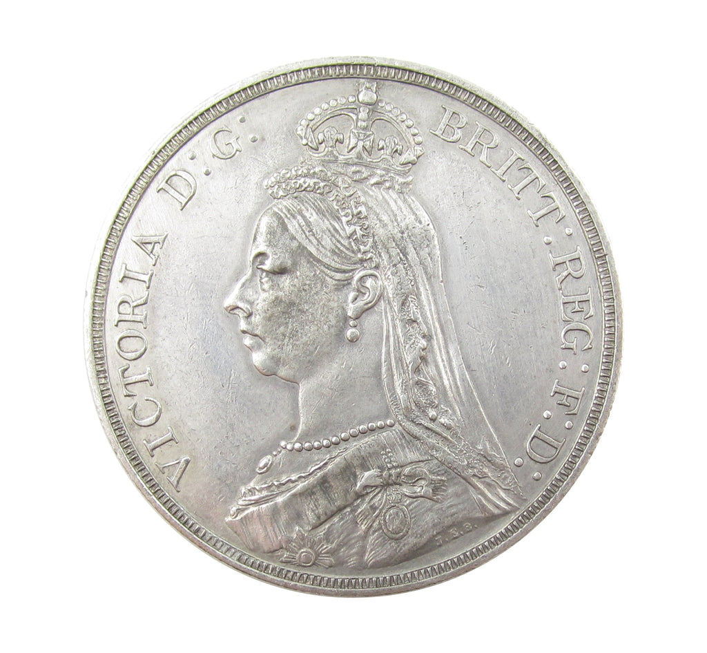 Victoria 1887 Crown - VF – Coopers Coins