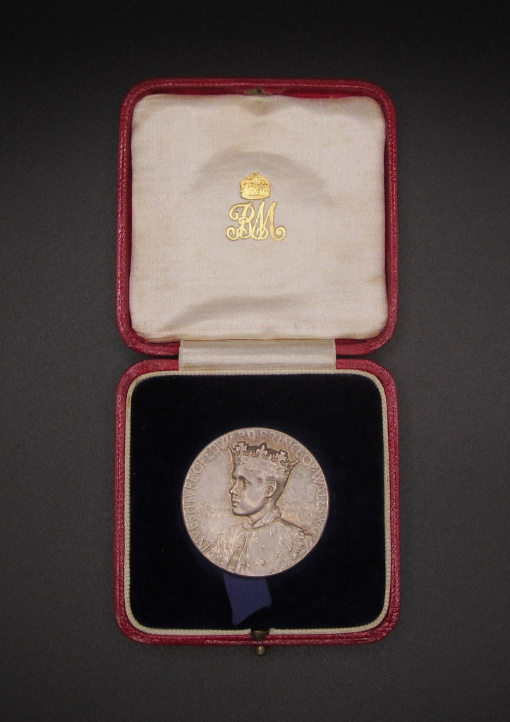1911 Investiture Of Edward Prince Of Wales Silver Medal - Cased ...