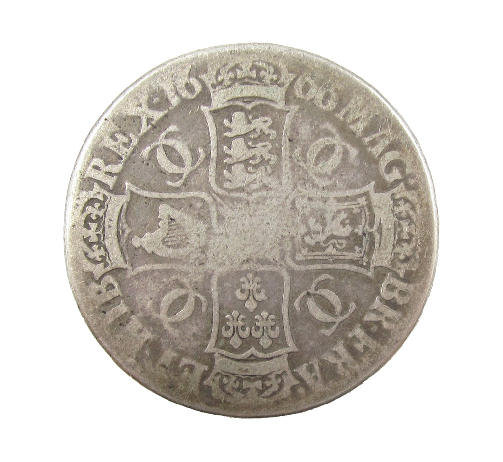 Charles II 1666 Crown - Fair – Coopers Coins