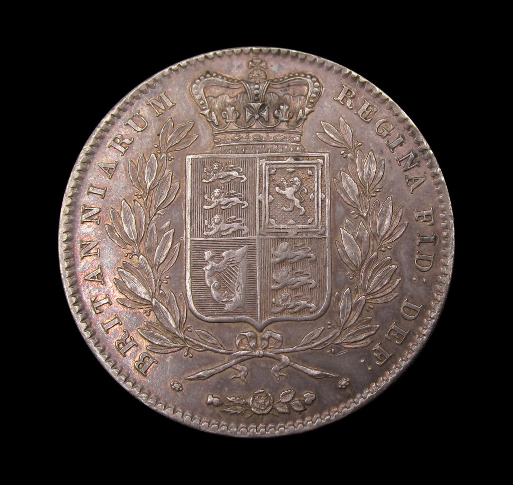 Victoria 1844 Crown - Unfinished Die 'Pattern' - GEF – Coopers Coins