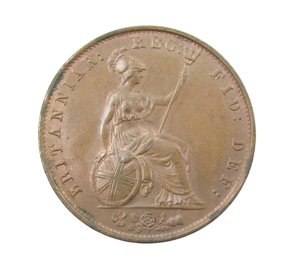 Victoria 1853 Halfpenny - EF – Coopers Coins