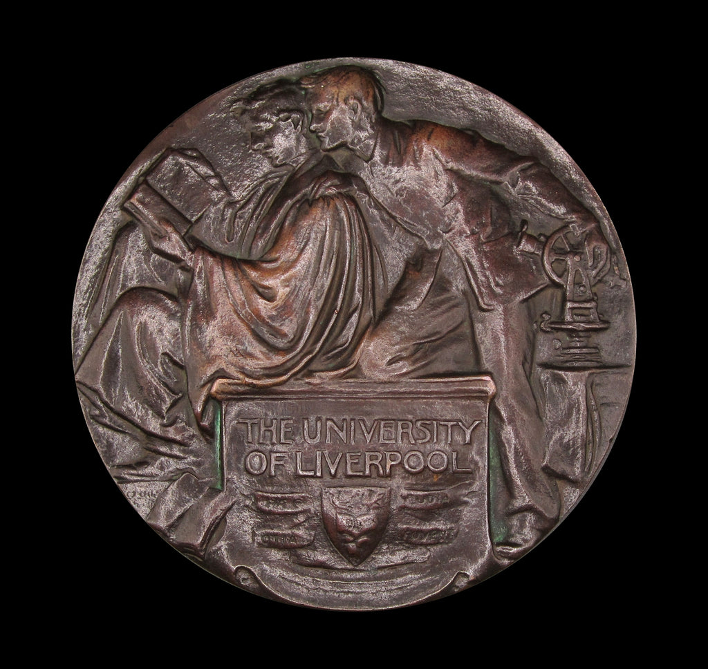 1909 Liverpool University William Rathbone 147mm Bronze Medal - By All ...