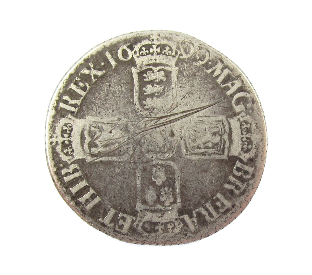 William III 1699 Shilling - VG – Coopers Coins