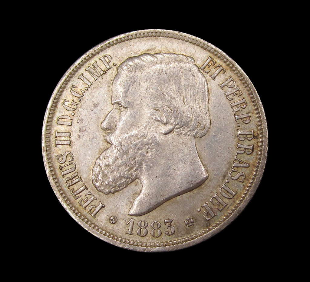 Brasil 1883 1000 Reis - GEF – Coopers Coins
