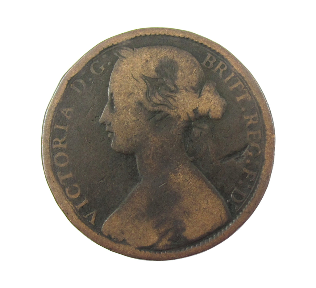 Victoria 1862 Penny - 8/6 In Date - Fair – Coopers Coins