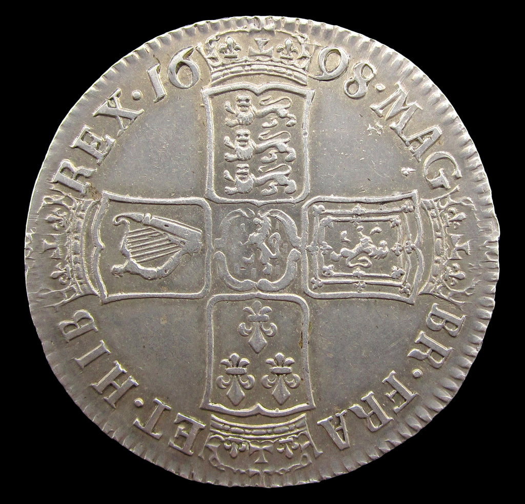 William III 1698 Halfcrown - NEF – Coopers Coins