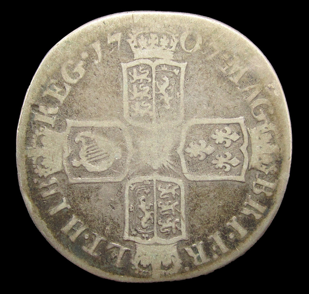 Anne 1707 E* Shilling - VG – Coopers Coins