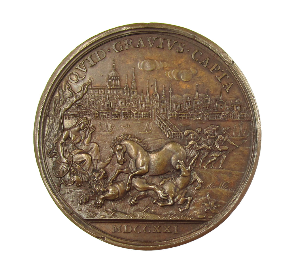 1721 Prince James III The Only Safeguard 50mm Medal - By Hamerani ...