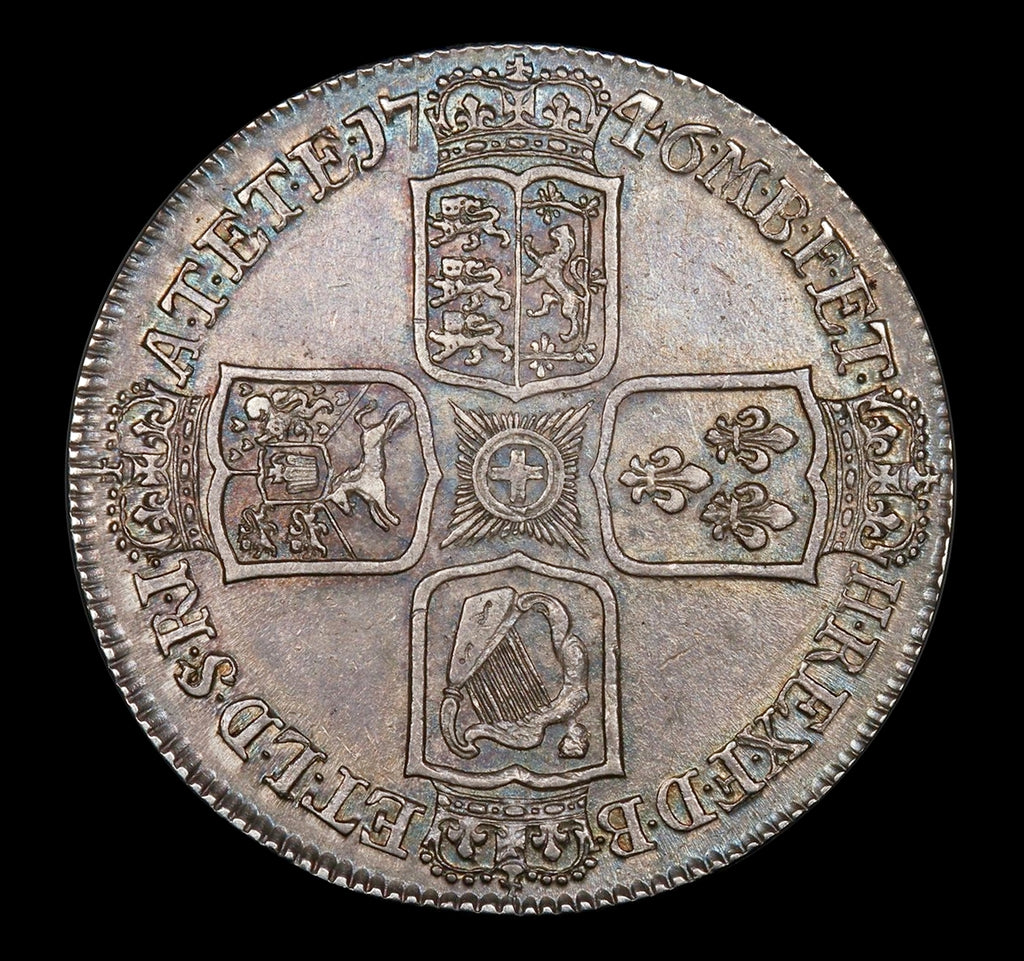 George II 1746 LIMA Crown - PCGS AU55 – Coopers Coins