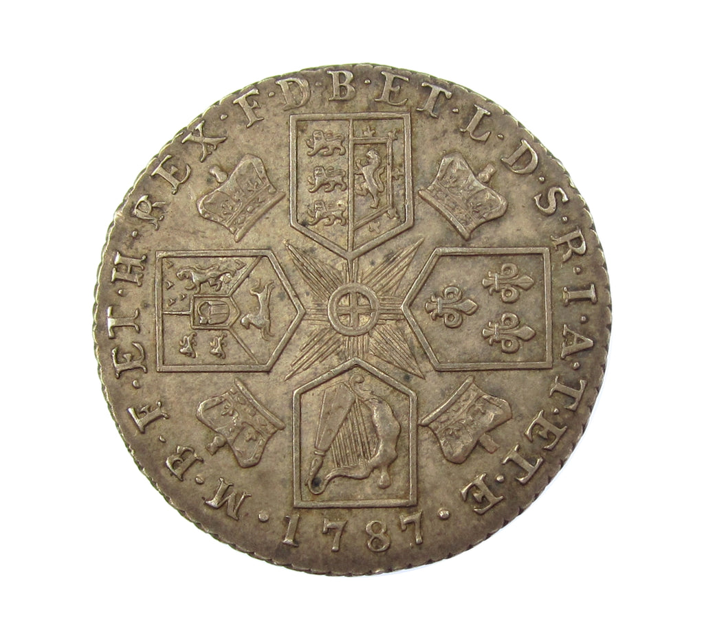 George III 1787 Shilling - EF – Coopers Coins