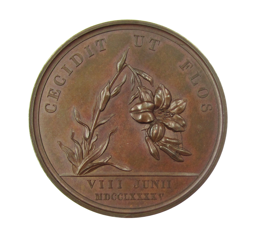 France 1795 Louis XVII Death 41mm Medal - By Tiolier – Coopers Coins