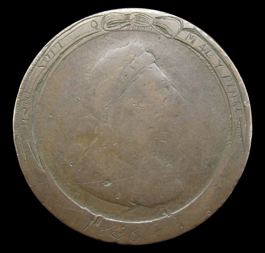 1797 Cartwheel Penny Engraved Convict Token - Dated 1816 – Coopers Coins