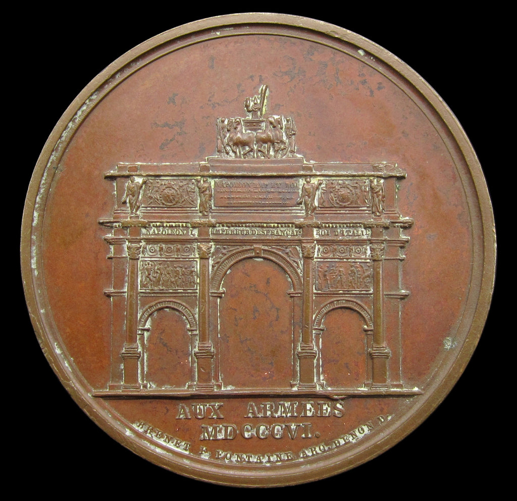 France 1806 Napoleon Arc De Triomphe 40mm Medal – Coopers Coins