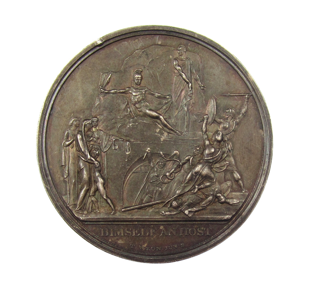 1813 Manchester Pitt Club 50mm Silver Medal - By Wyon – Coopers Coins