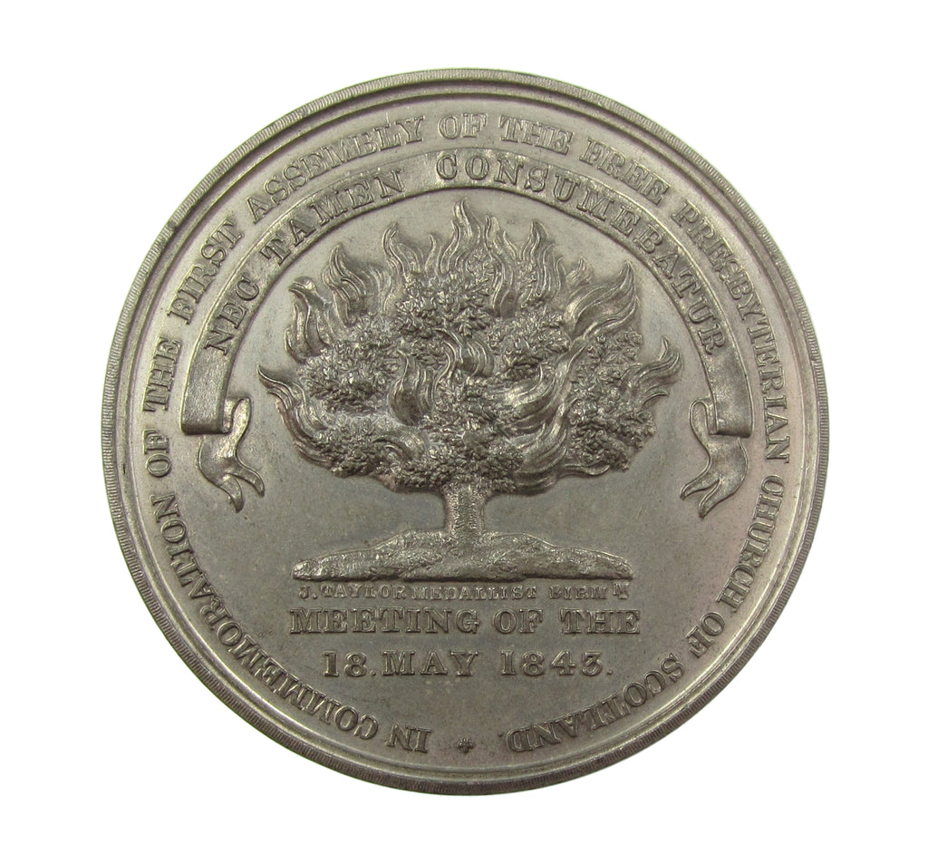 1843 Reverend Dr Thomas Chalmers 44mm WM Medal – Coopers Coins