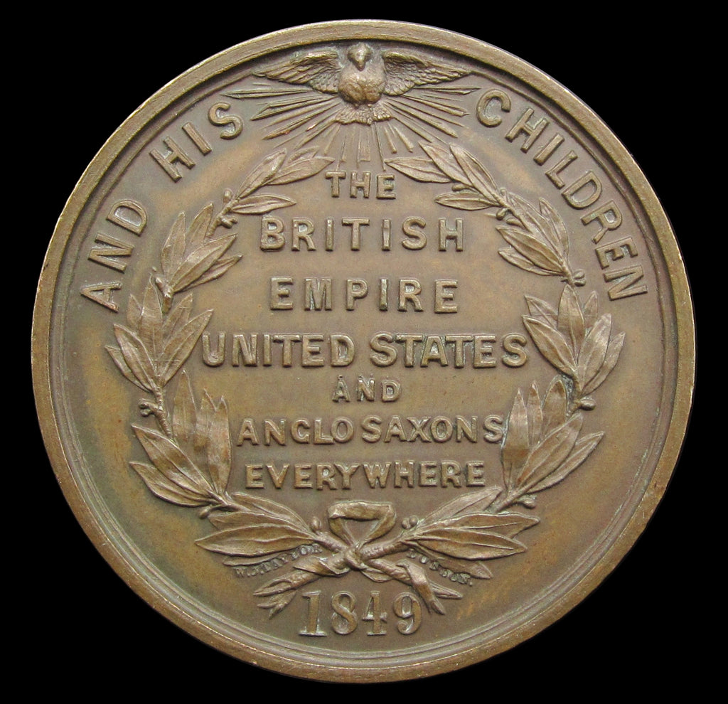 1849 1000th Anniversary Of The Birth Of King Alfred 35mm Medal ...