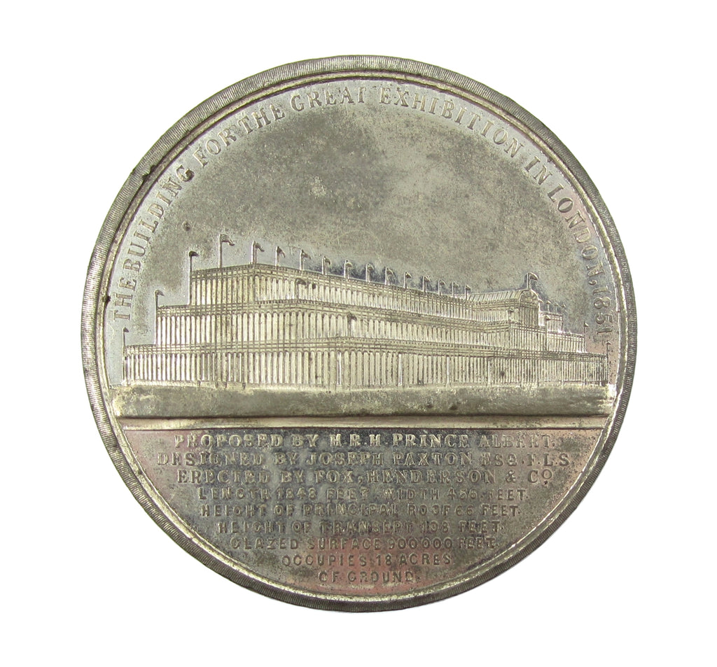1851 Great Exhibition Prince Albert 54mm Medal - By Ottley – Coopers Coins