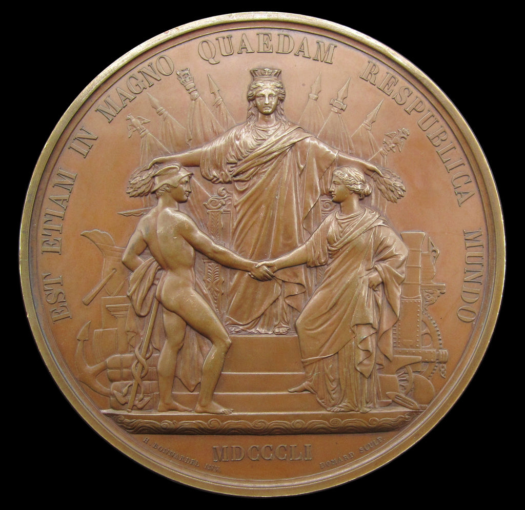 1851 Great Exhibition Rare Council Medal - By W.Wyon – Coopers Coins