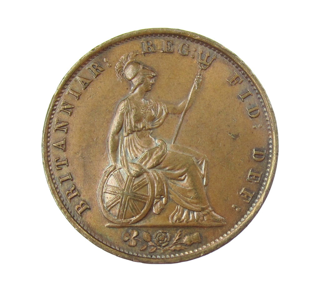 Victoria 1853 Halfpenny - NEF – Coopers Coins