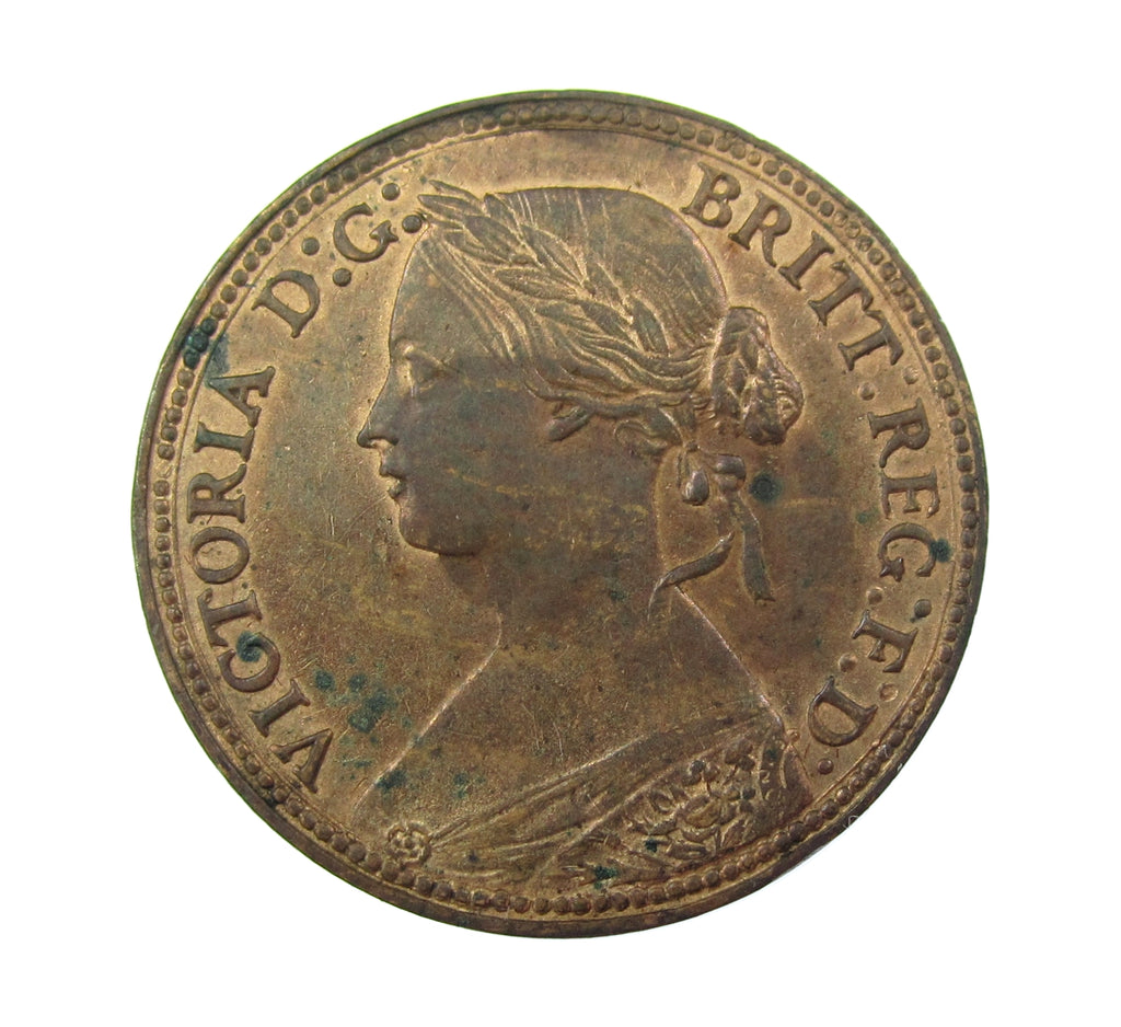 Victoria 1860 Farthing - EF – Coopers Coins