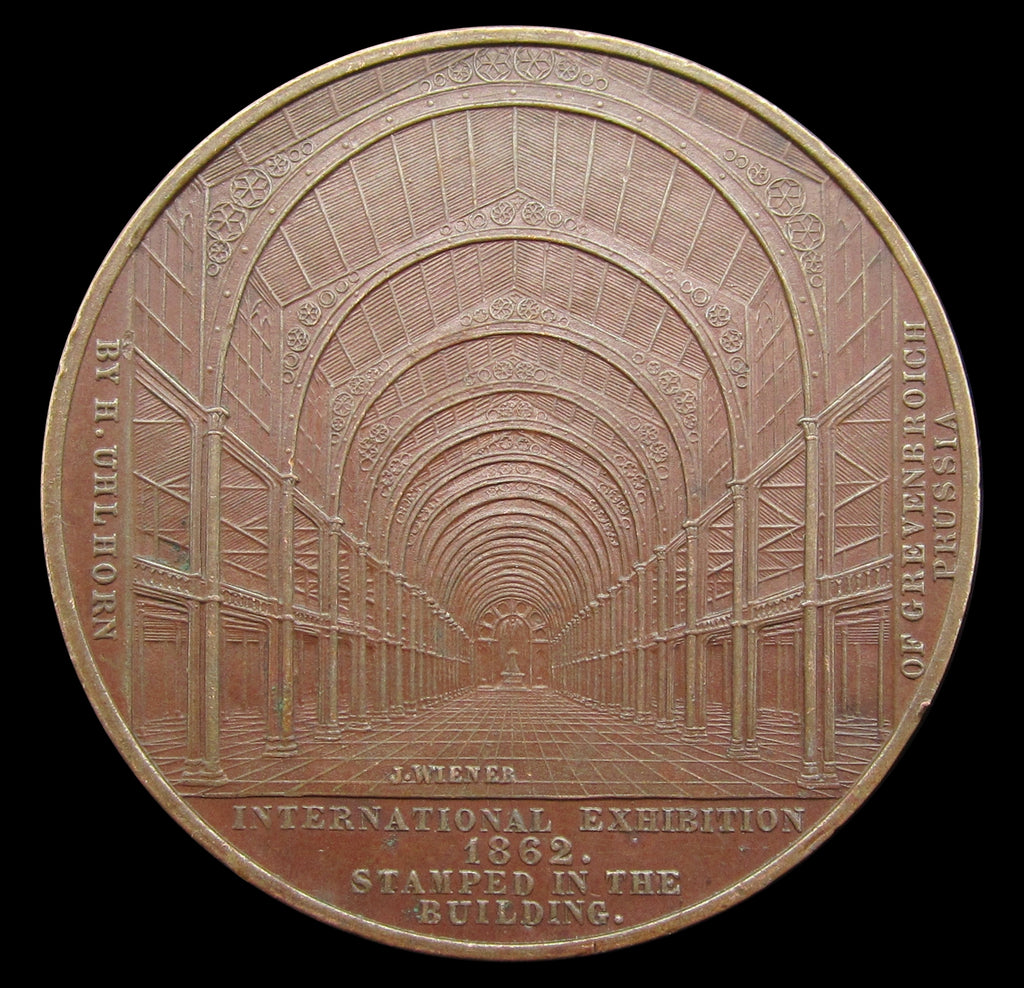 1862 International Exhibition Prince Albert Bronze Medal - By Wiener ...