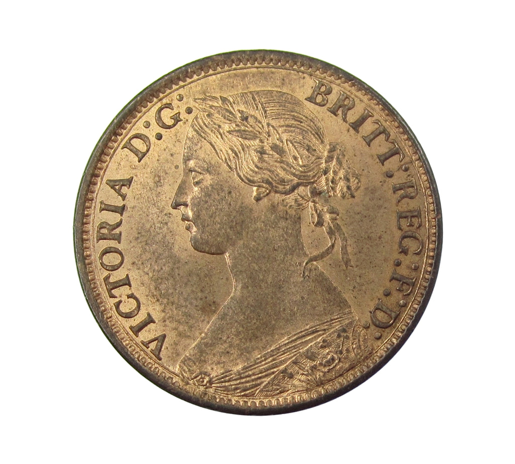 Victoria 1866 Farthing - A/UNC – Coopers Coins