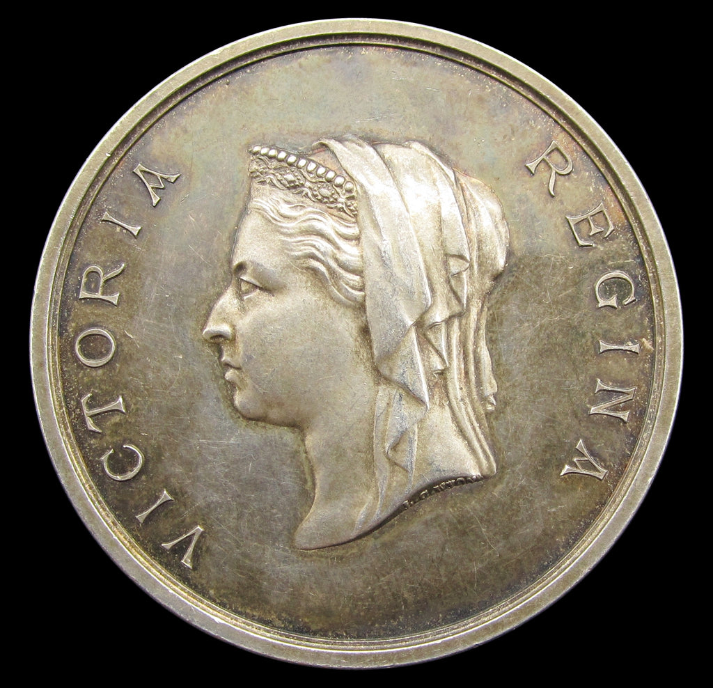 1885 International Inventions Exhibition 45mm Silver Medal - By Wyon ...