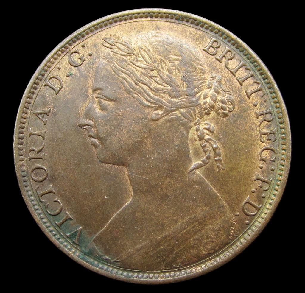Victoria 1885 Penny - EF – Coopers Coins
