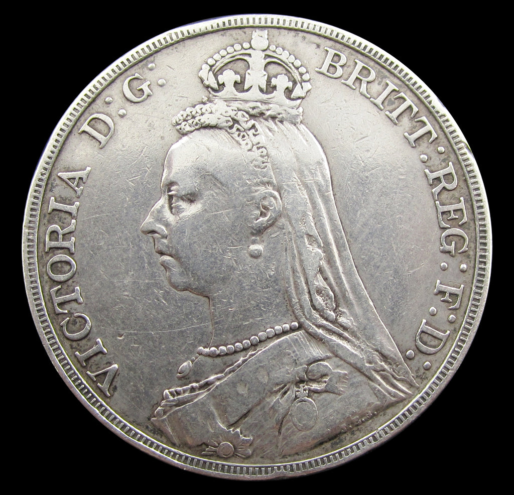 Victoria 1888 Crown - Fine – Coopers Coins