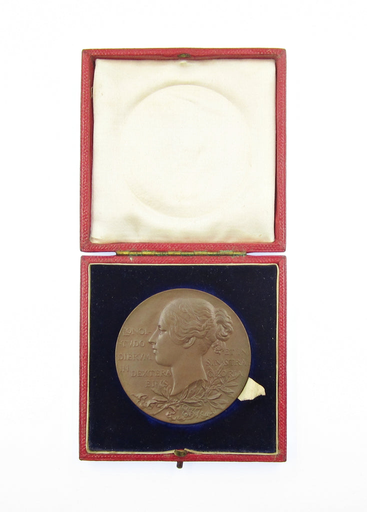 1897 Victoria Diamond Jubilee 56mm Bronze Medal - Cased – Coopers Coins