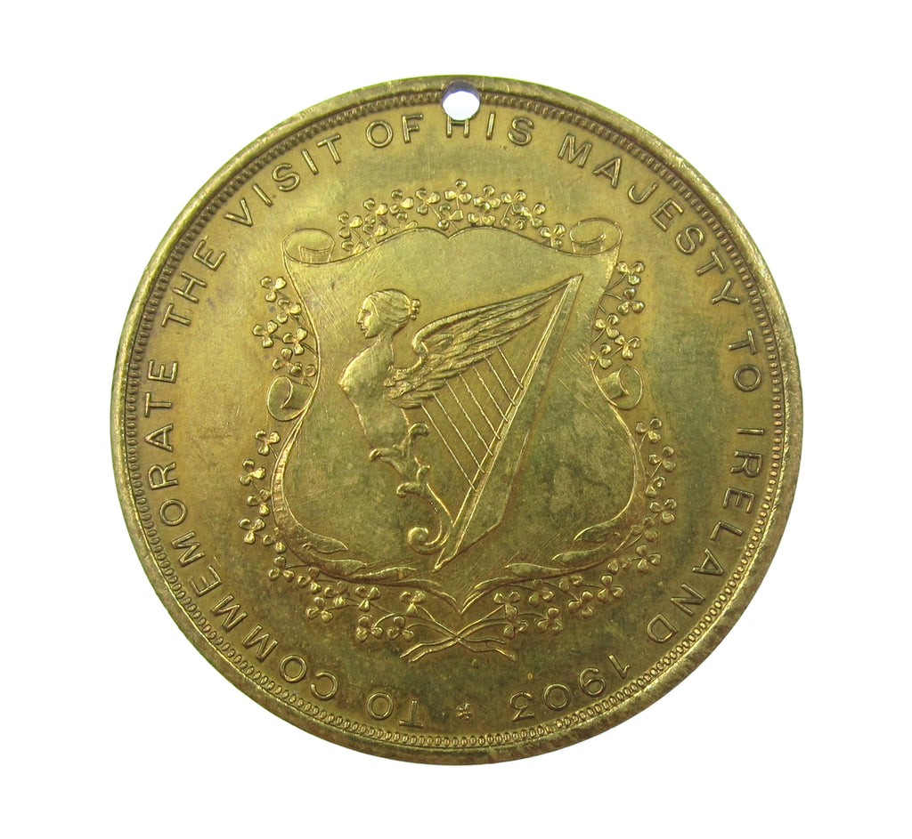 1903 Edward VII Visit To Ireland 32mm Brass Medal - By Spink – Coopers ...