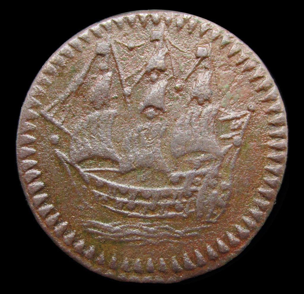 c.1660 Newport Isle Of Wight Copper Halfpenny Token - VF – Coopers Coins