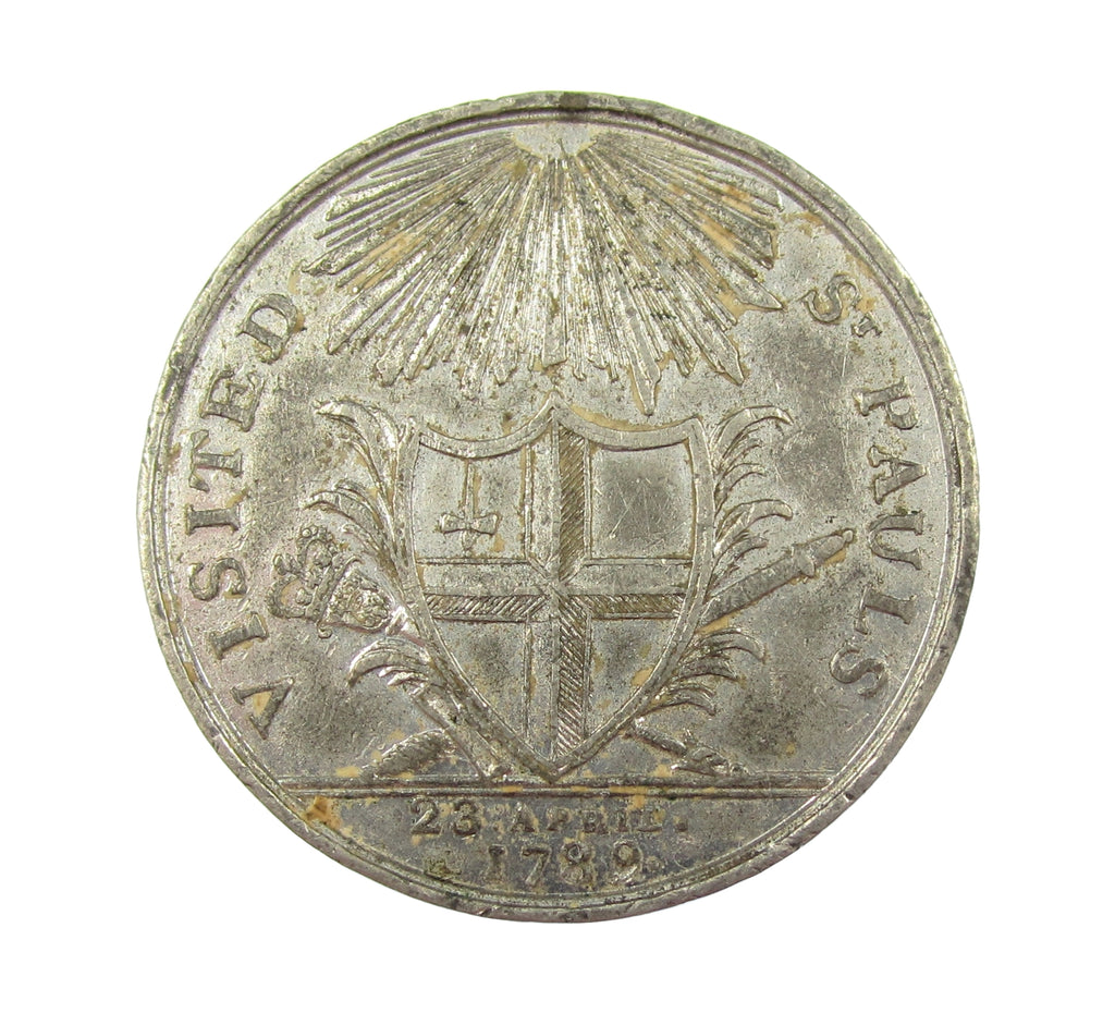 1789 King's Recovery From Illness 33mm WM Penny Token – Coopers Coins
