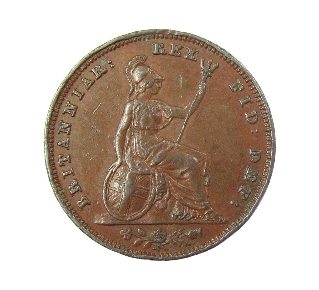 William IV 1837 Farthing - GVF – Coopers Coins