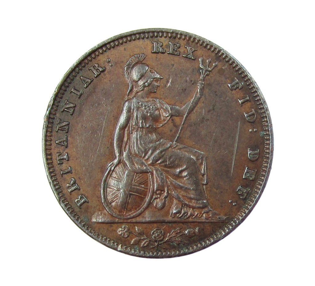 William IV 1834 Farthing - NEF – Coopers Coins