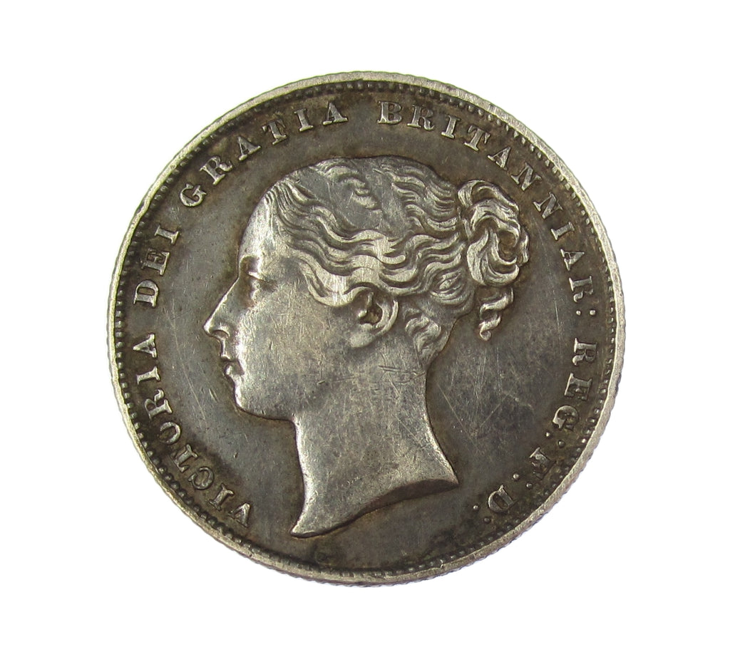 Victoria 1863 Shilling - GVF – Coopers Coins