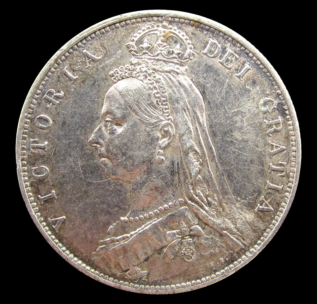 Victoria 1892 Halfcrown - GVF – Coopers Coins