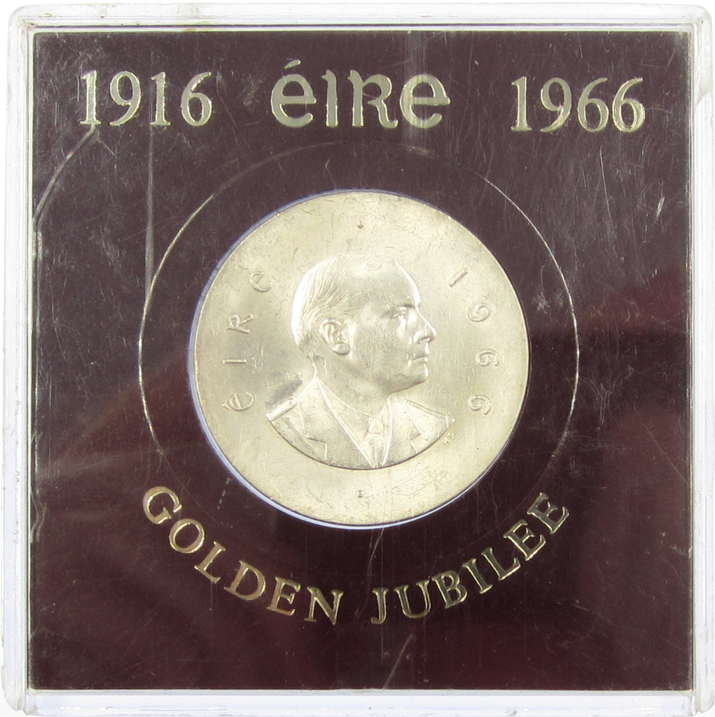 Ireland 1966 Easter Uprising Pearse Silver 10 Shilling Coin - Cased ...