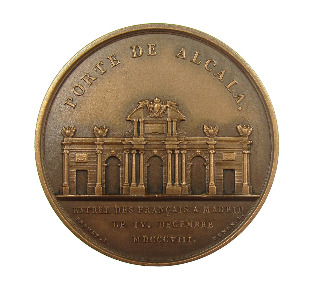 France 1808 French Army Into Madrid 40mm Medal - By Brenet – Coopers Coins