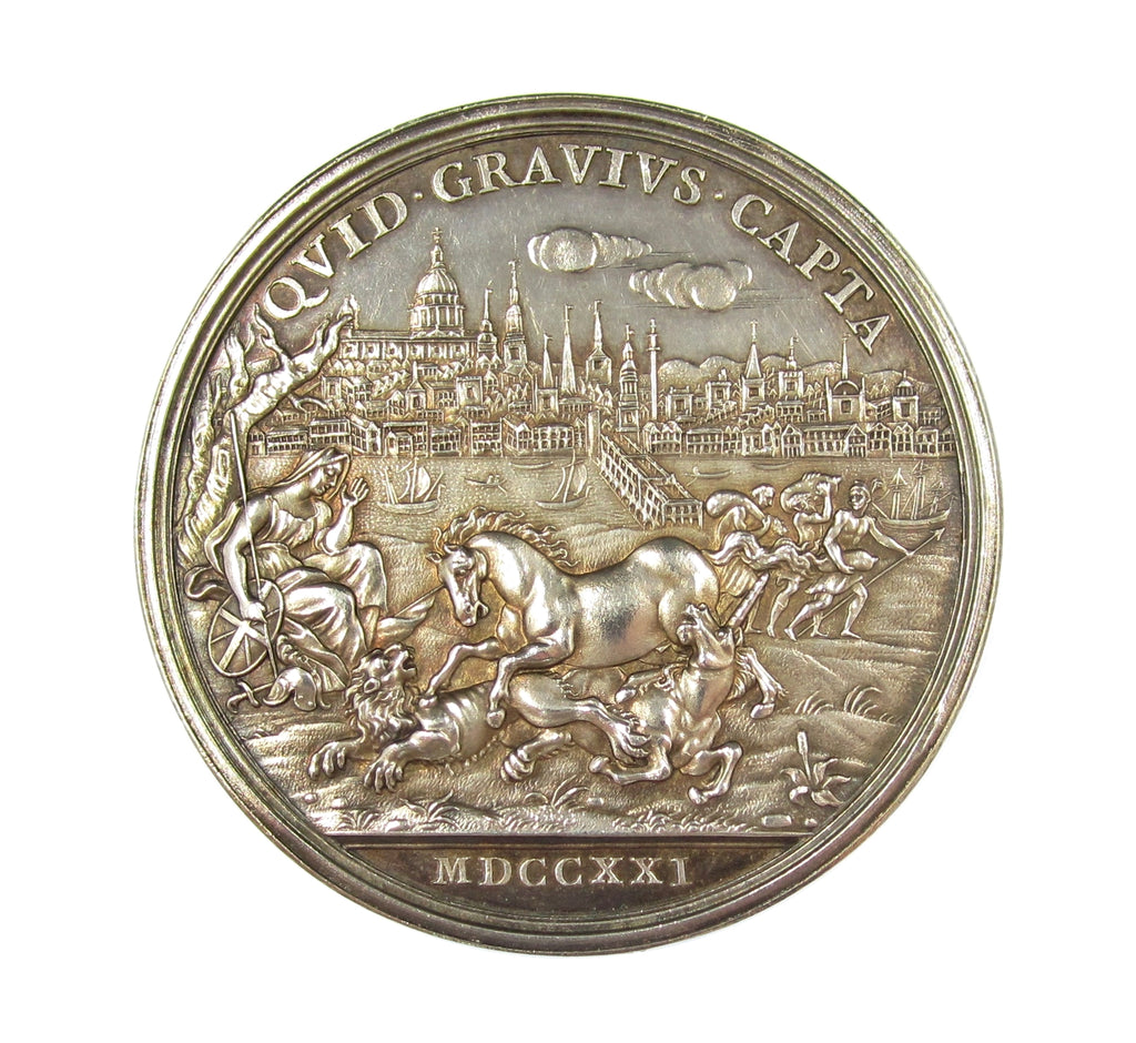 1721 Prince James III The Only Safeguard 50mm Silver Medal - By Hamera ...