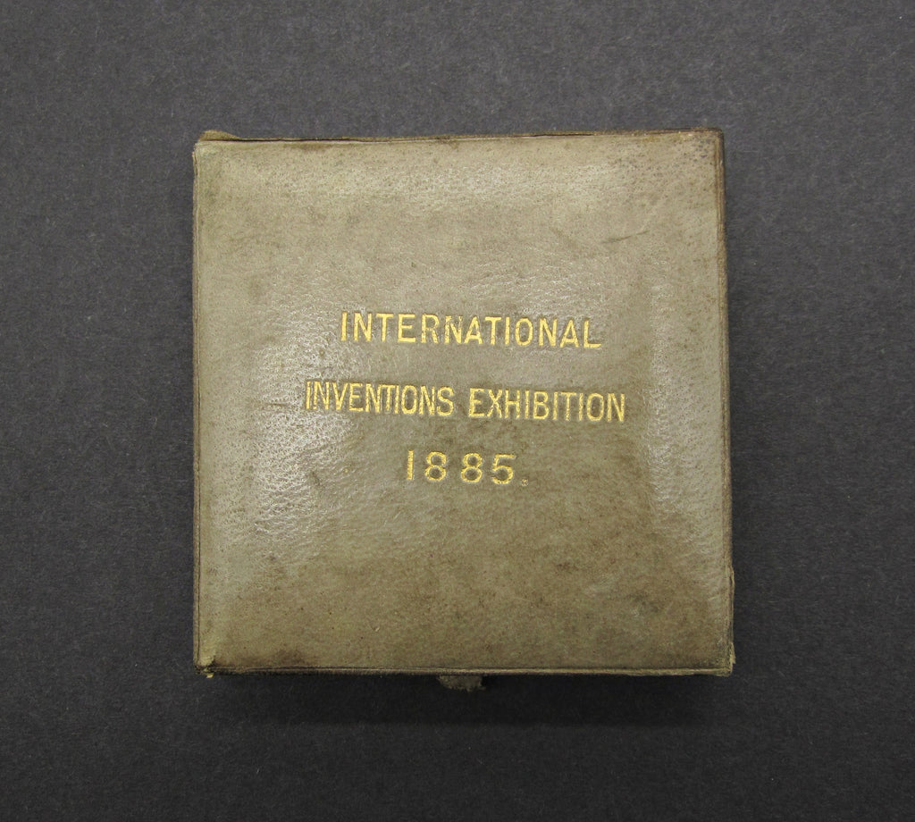 1885 International Inventions Exhibition 45mm Gold Medal - NGC MS61 ...