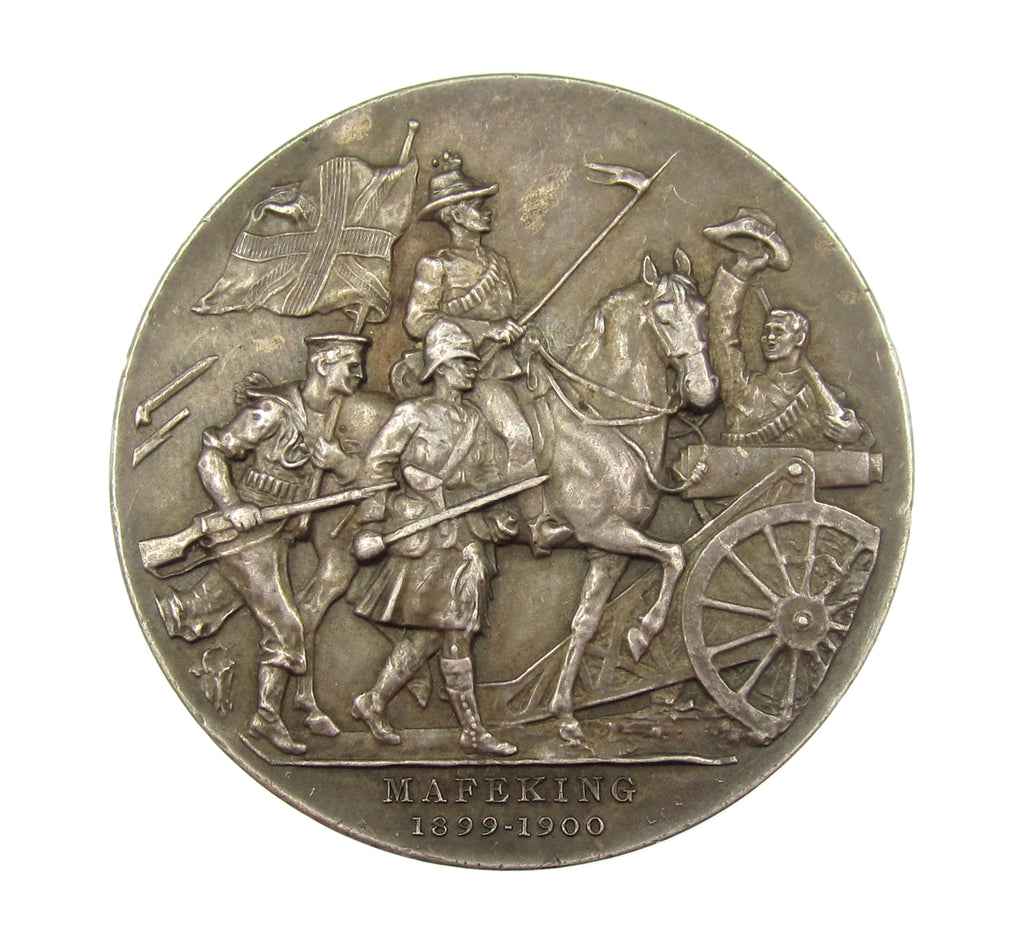 1900 Baden-Powell Defence Of Mafeking 45mm Silver Medal - By Bowcher ...
